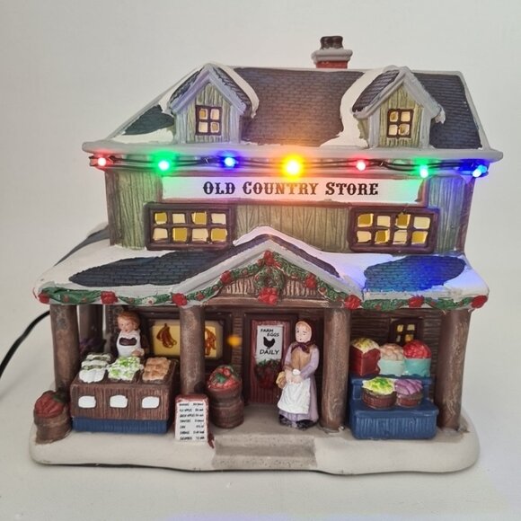 Crosslight | Holiday | Crosslight 3436 Old Country Store Lighted ...